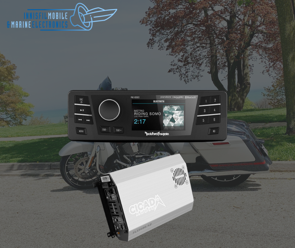Radio/DSP-Amplifier Combo For Harley Davidson® Street Glide, Electra G ...